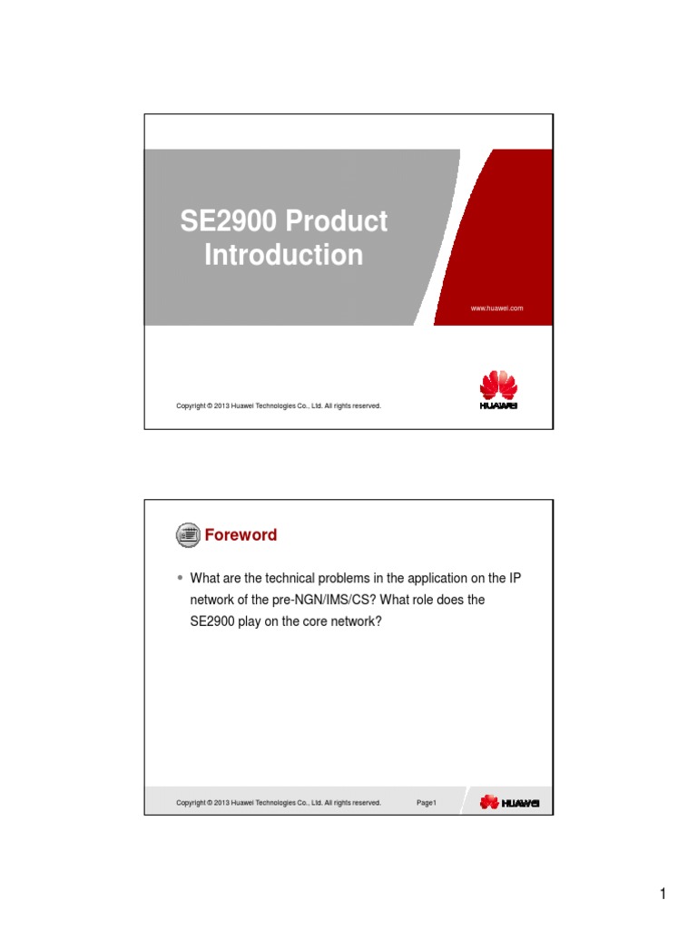 SE2900 Product: Foreword | PDF | Session Initiation Protocol | Ip Address