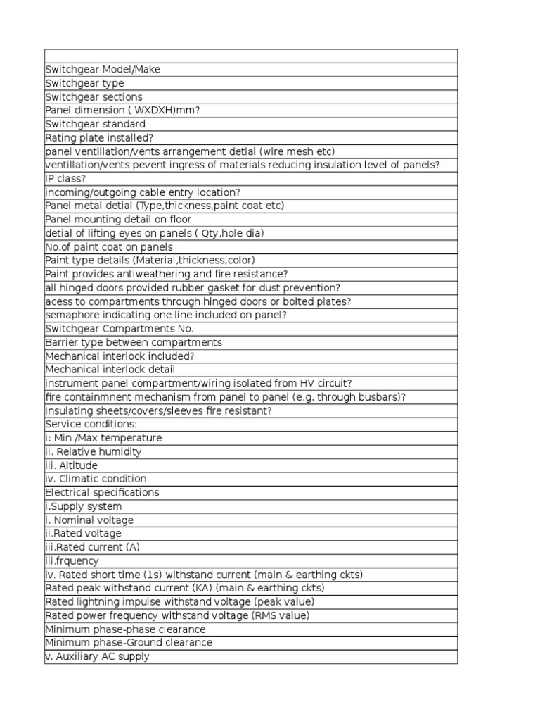 11kv Switchgear | Relay