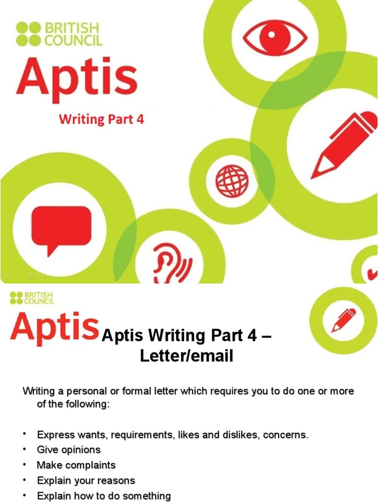 Aptis Writing Overview | Communication | Epistemology