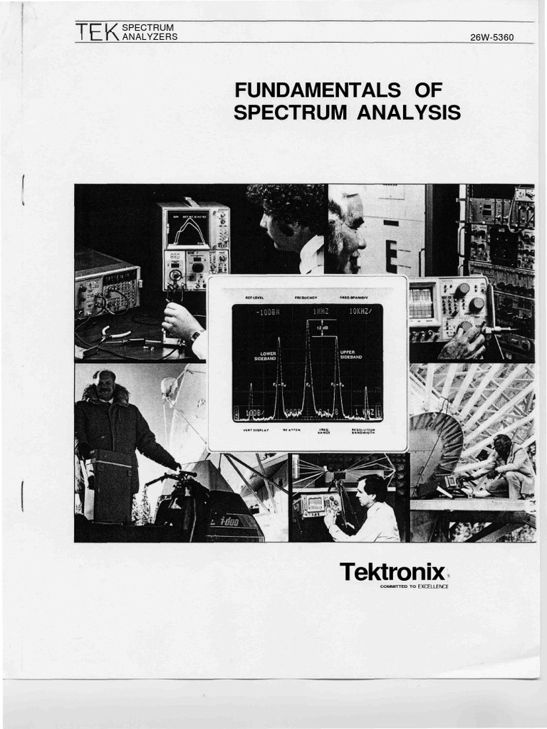 Fundamentals Of Spectrum Analysis Pdf Bandwidth Signal Processing Amplitude