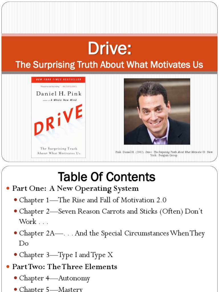 Drive by Daniel H Pink | PDF | Motivation | Motivational