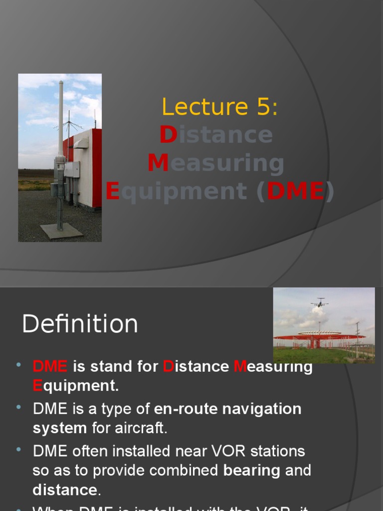 DME2 | PDF | Transponder (Aeronautics) | Radio Technology