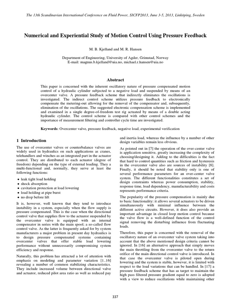 Cran | PDF | Feedback | Actuator