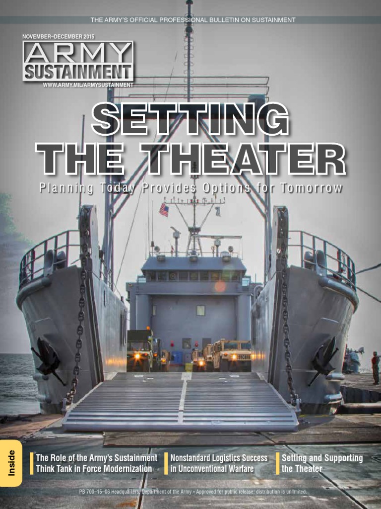 Setting The Theater: Planning Today Provides Options For Tomorrow | PDF ...