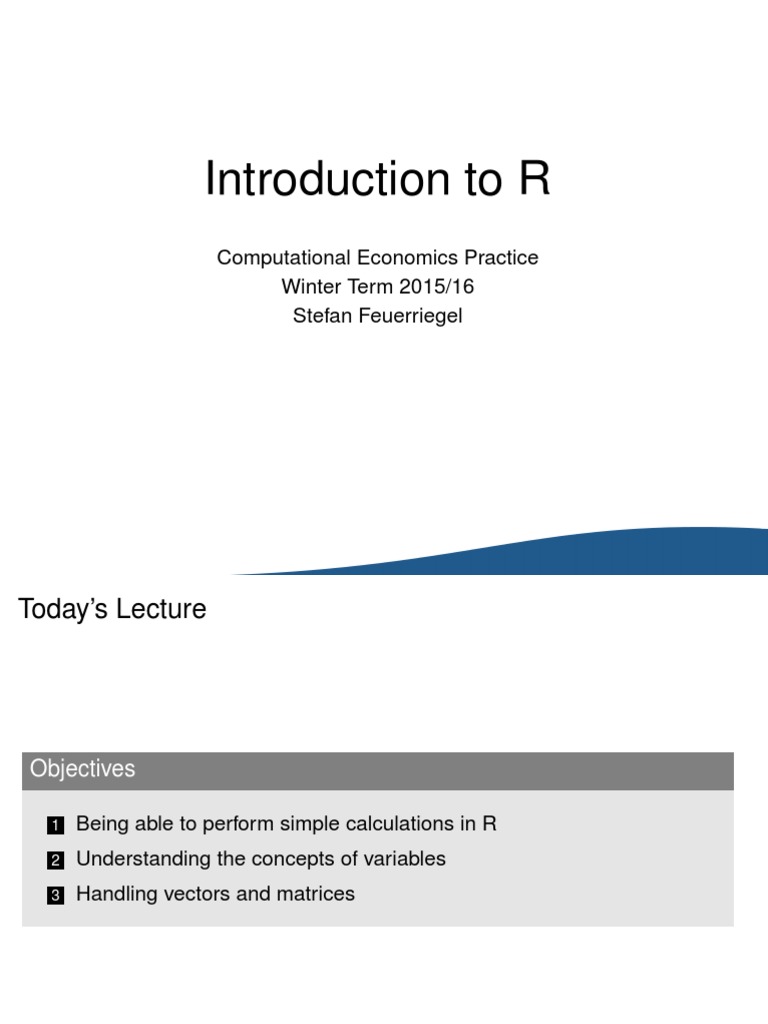 Introduction To R | PDF | Comma Separated Values | Trigonometric Functions
