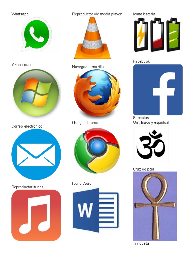 10 Iconos y 10 Simbolos Img | PDF