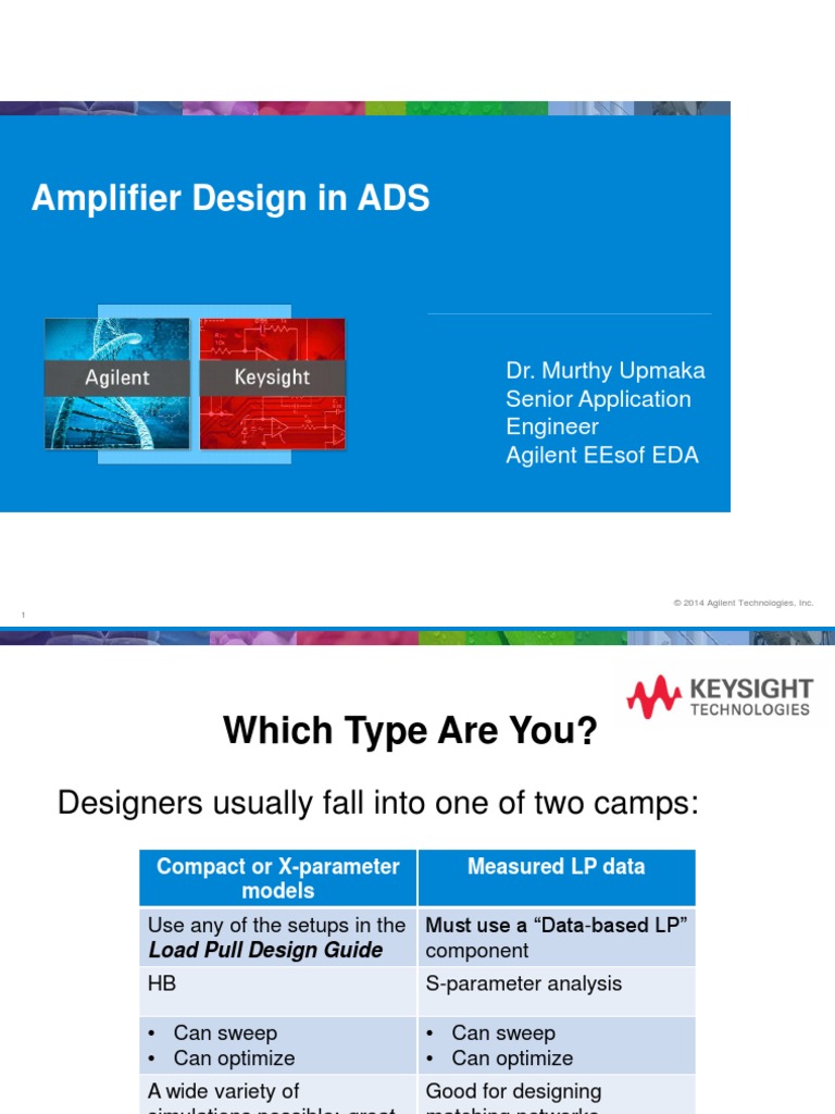 5 Amplifier Design ADS | PDF | Amplifier | Telecommunications