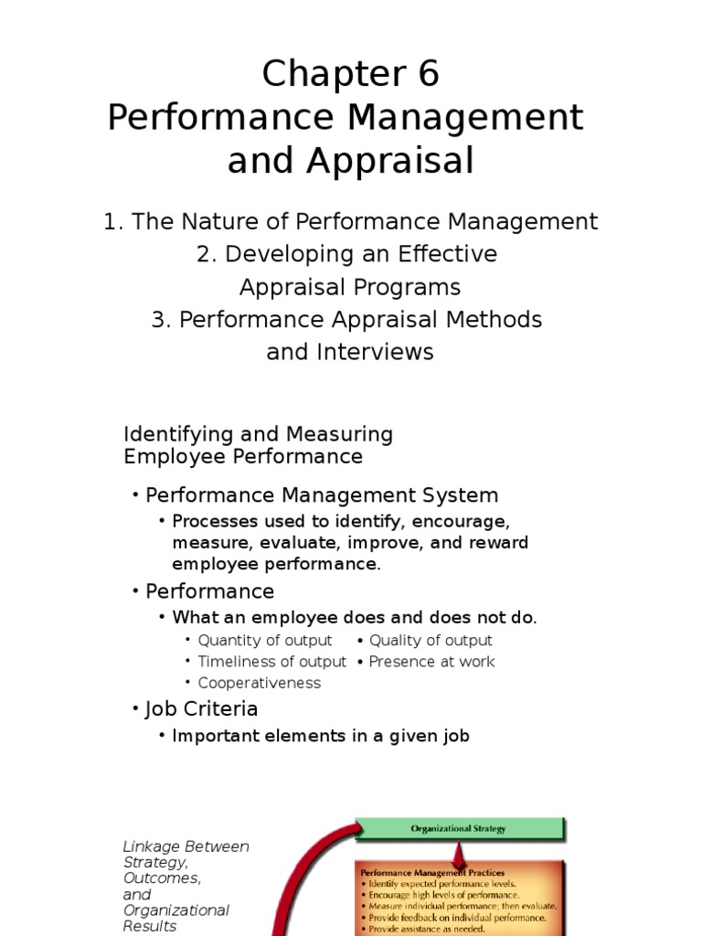 Performance Management and Appraisal | PDF | Performance Management ...
