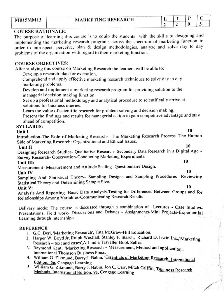 Market Research | PDF