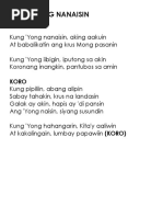 Lyrics of Lord Patawad-Basilyo | PDF