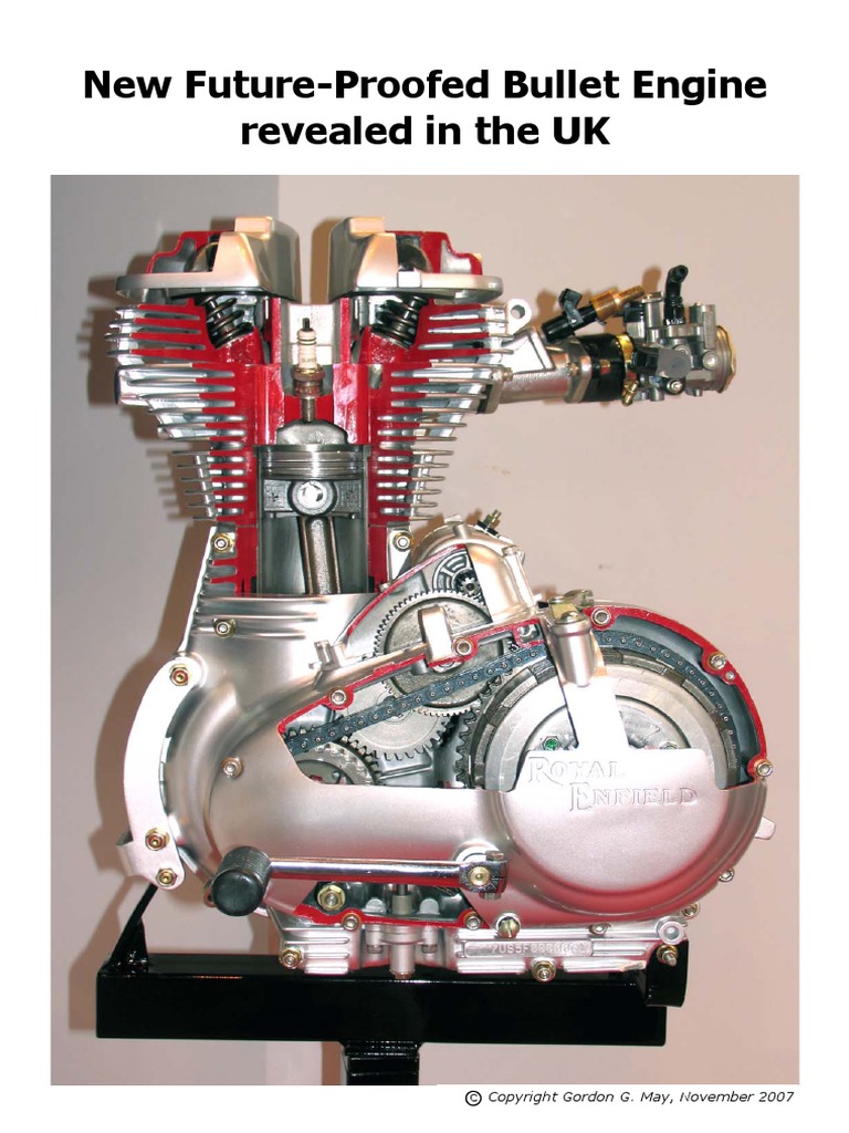 New Bullet Engine On Show | PDF | Motorcycle | Car Body Styles