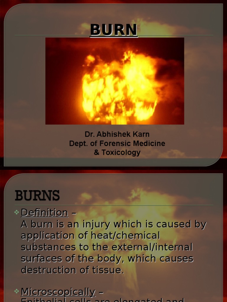 Burn | PDF | Burn | Epithelium