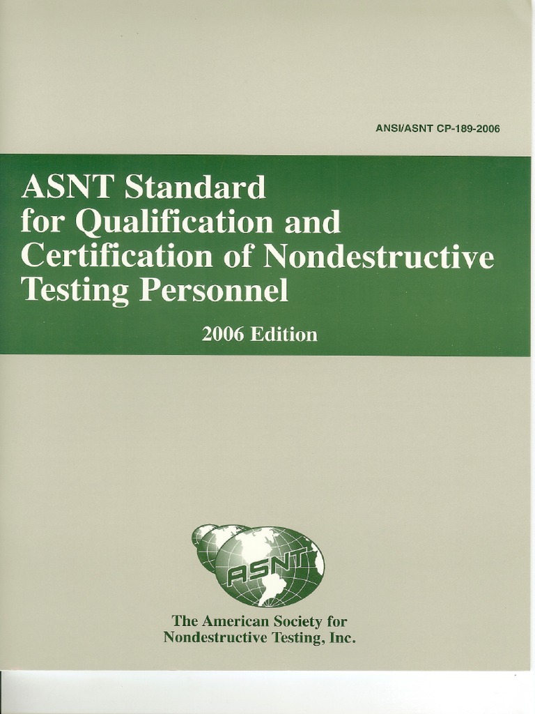 CP 189 2006 | PDF | Nondestructive Testing | Test (Assessment)
