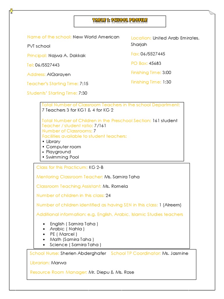 School Profile 2 | PDF