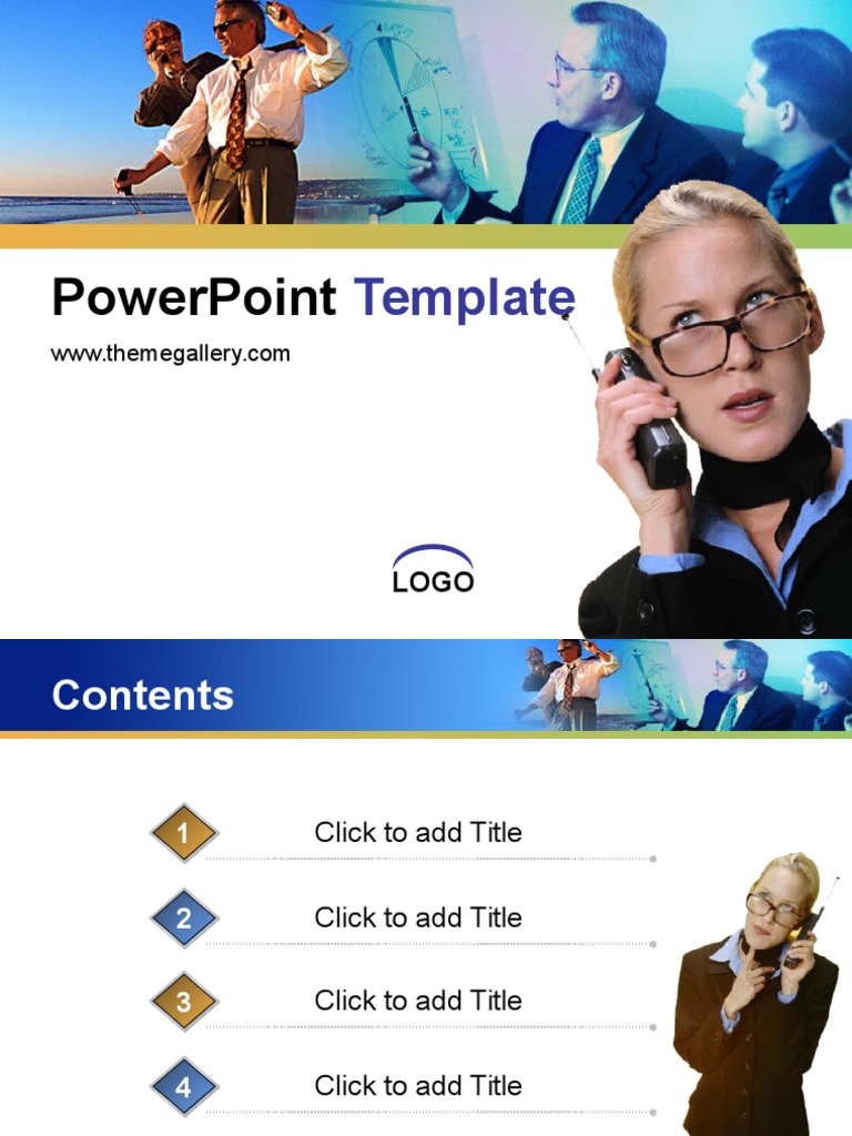 PowerPoint Template | PDF | Computing | Software