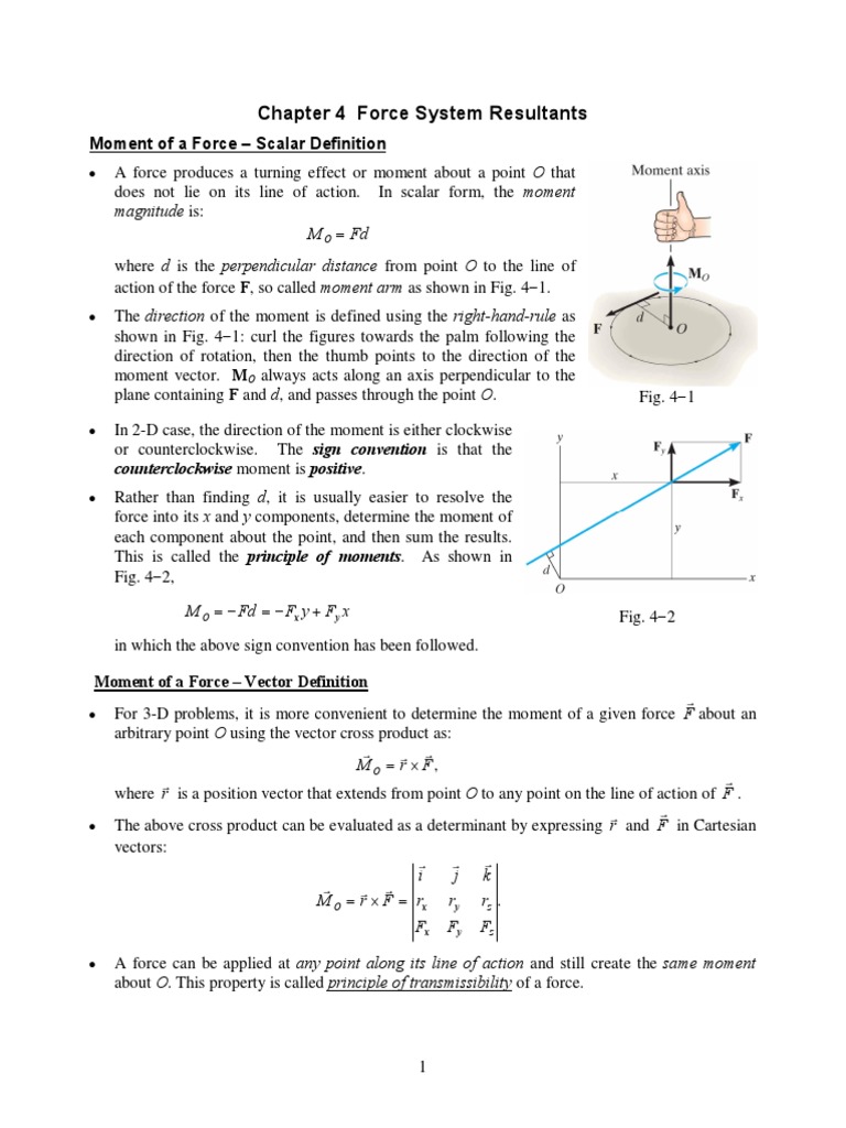 Statics Final Review | PDF | Torque | Rotation Around A Fixed Axis