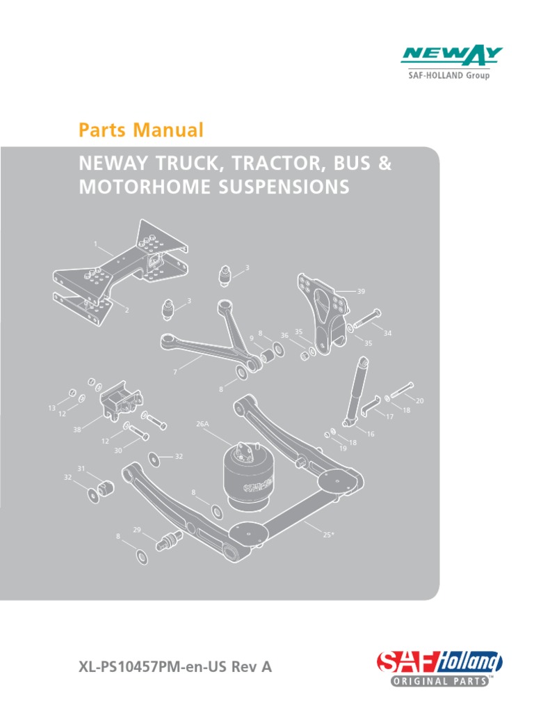 Suspension Neway | PDF | Nut (Hardware) | Washer (Hardware)