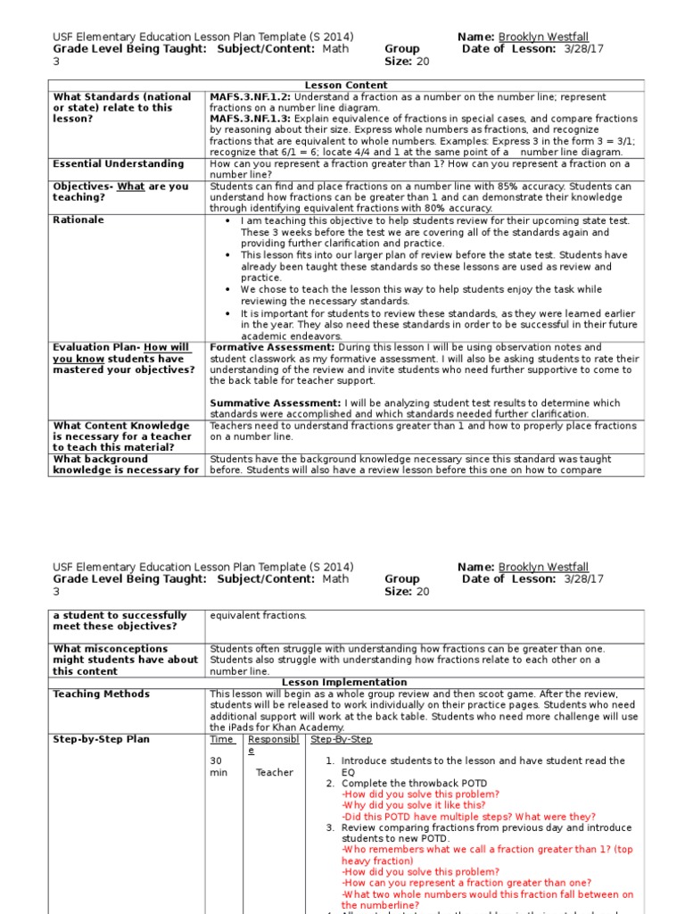 Supervisor Observation 3 LP | PDF | Educational Assessment | Lesson Plan