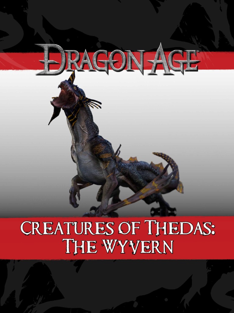 Dragon Age RPG, DLC - Creatures of Thedas - The Wyvern | PDF ...