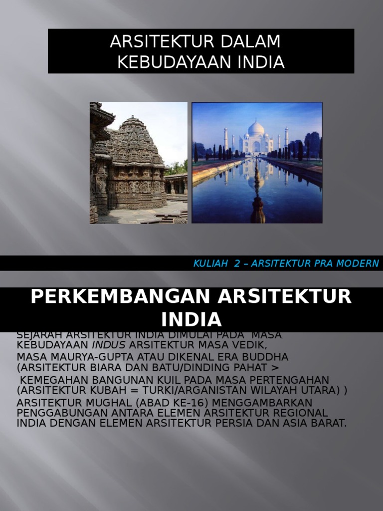 Arsitektur Pra Modern | PDF