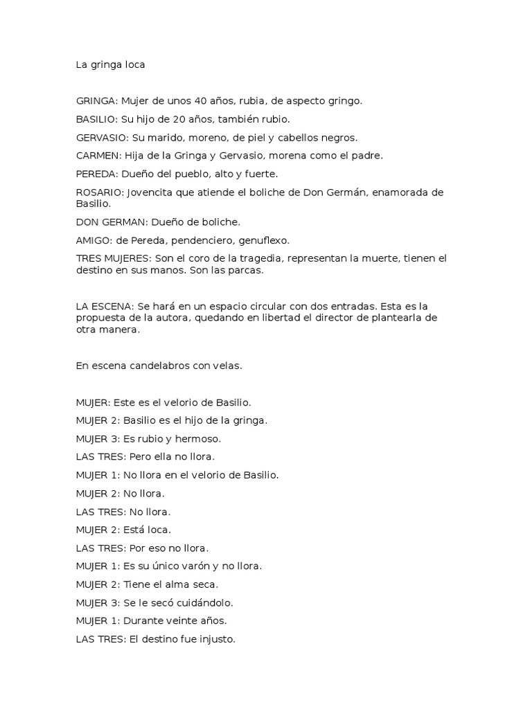 La Gringa Loca, de Gladis Gómez | PDF | Mujer