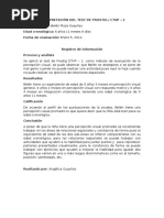 Interpretación Del Test de Frostig | PDF | Percepción | Cognición