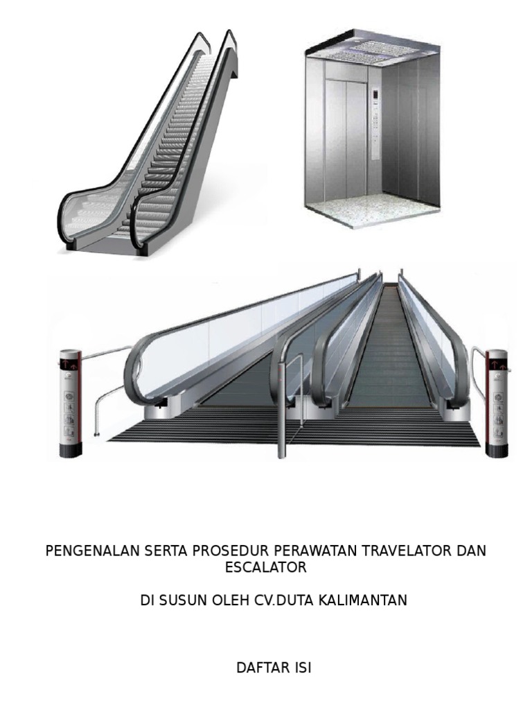 Pengenalan Serta Prosedur Perawatan Travelator Dan Escalator - Ari | PDF