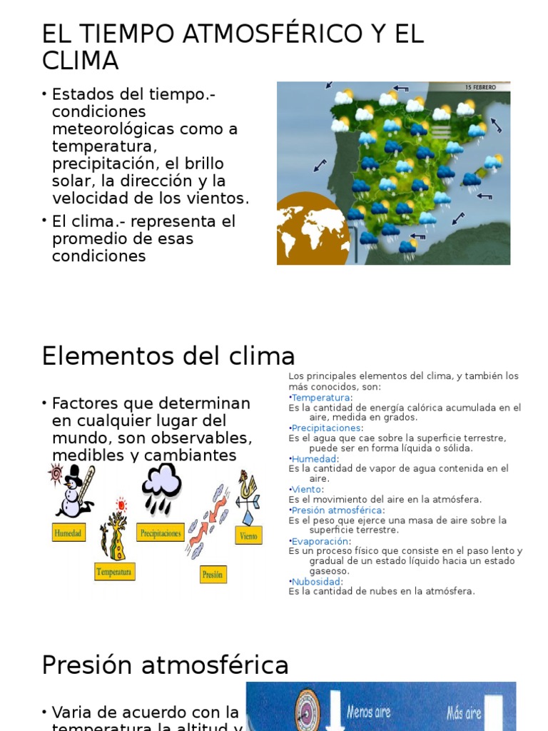 El Tiempo Atmosferico-y El Clima | Nube | Clima