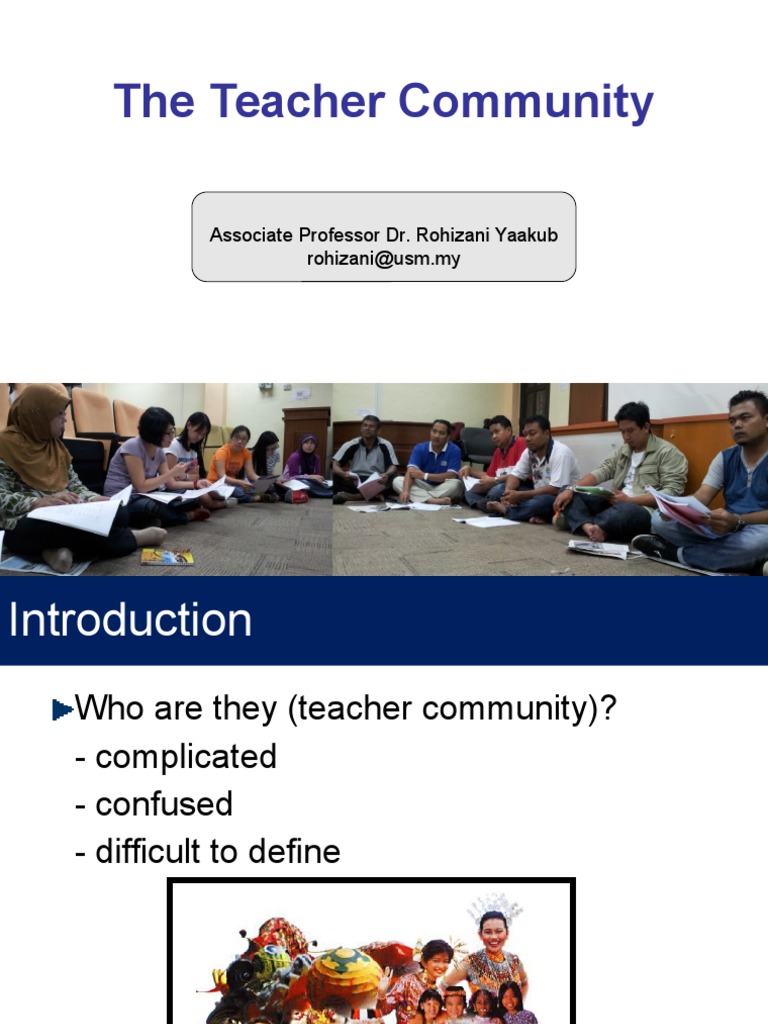 Lecture 3 - Teacher Community | PDF | Community | Curriculum