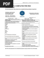 Example Fire Risk Assessment Form Tcm21-143373 | PDF | Fires | Risk Assessment