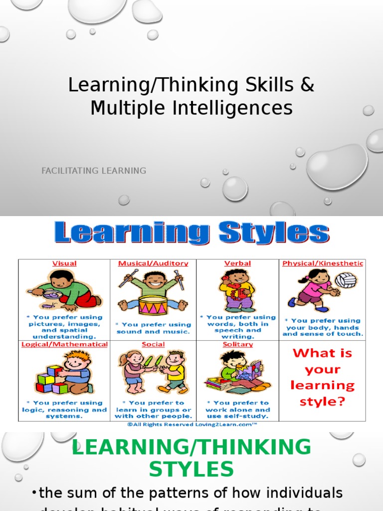Learning Styles & Multiple Intelligences Guide Teaching | PDF ...