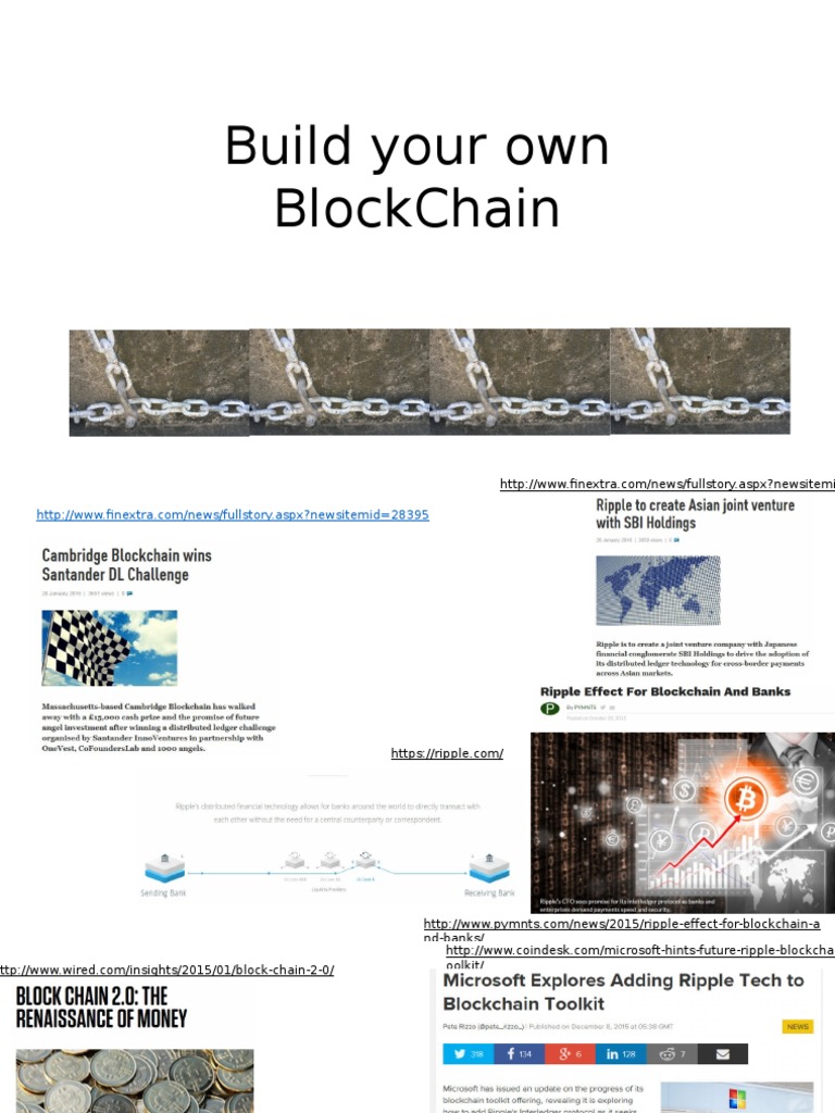 Build Your Own Blockchain | PDF | Public Key Cryptography | Bitcoin