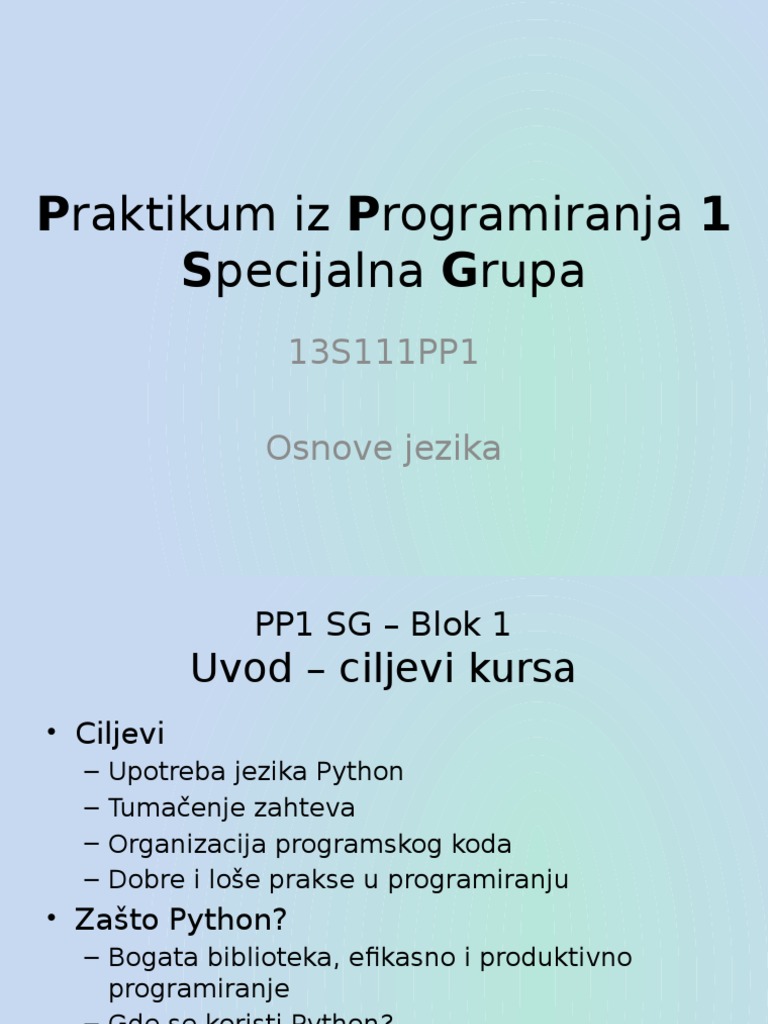 Osnove Python | PDF