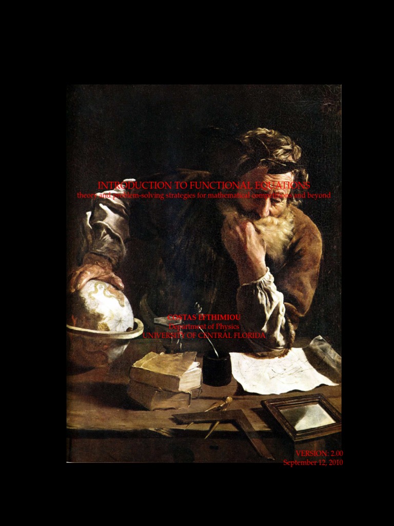 Introduction to Functional Equations | PDF | Monotonic Function | Function (Mathematics)