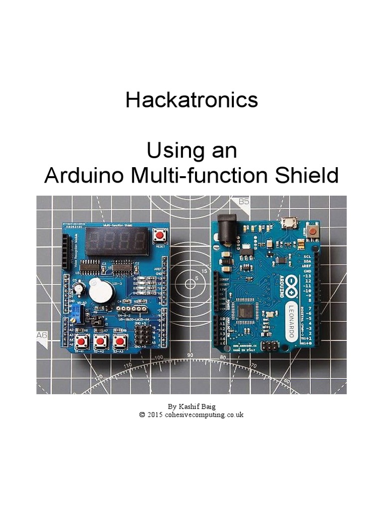 Hackatronics Arduino Multi Function Shield PDF | PDF | Arduino ...