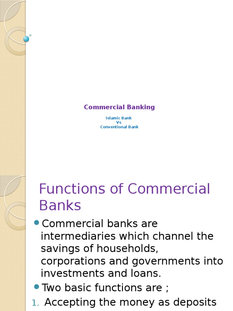 Islamic Commercial Banking | PDF | Islamic Banking And Finance | Banks