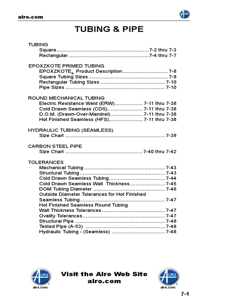 Tubing & Pipe | PDF | Pipe (Fluid Conveyance) | Sheet Metal