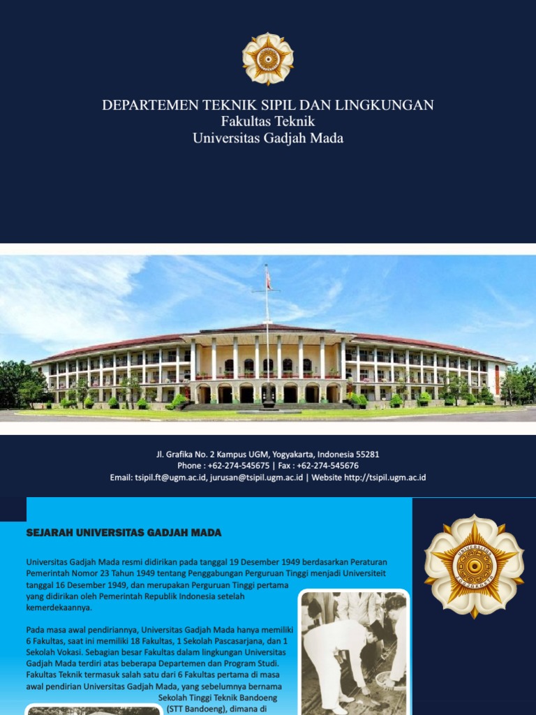 Booklet - Teknik Sipil UGM | PDF