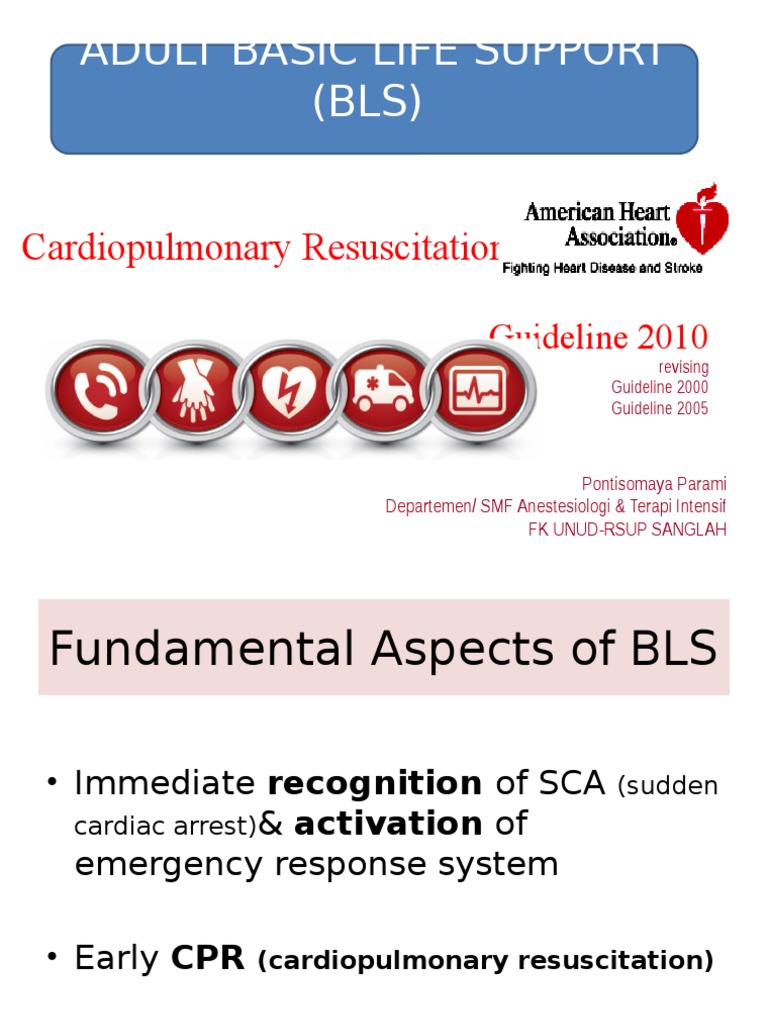 Basic Life Support | PDF | Cardiopulmonary Resuscitation | Medical ...