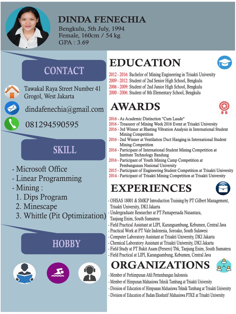 CV Dinda | PDF | Academia | Science And Technology