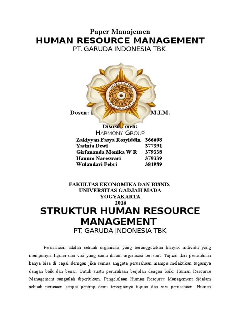 Human Resource Management | PDF | Karier & Perkembangan