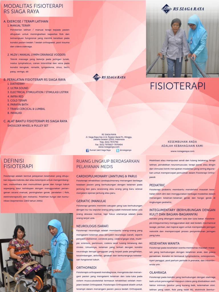Brosur Fisioterapi PDF | PDF