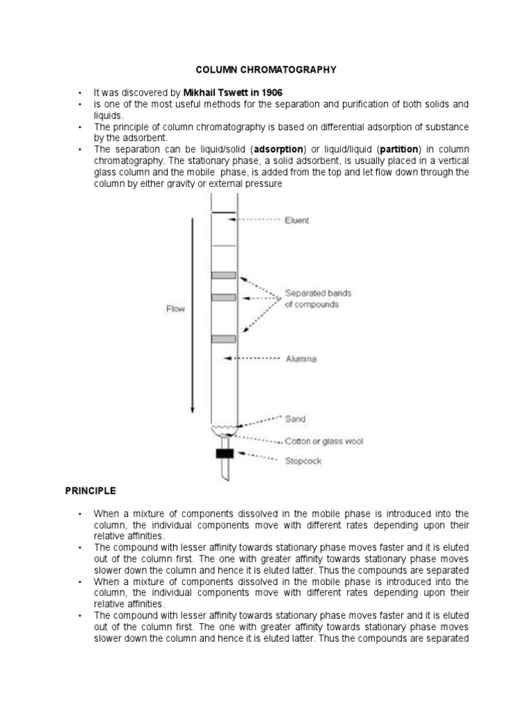 Column Chromatography Outline | Download Free PDF | Chromatography ...