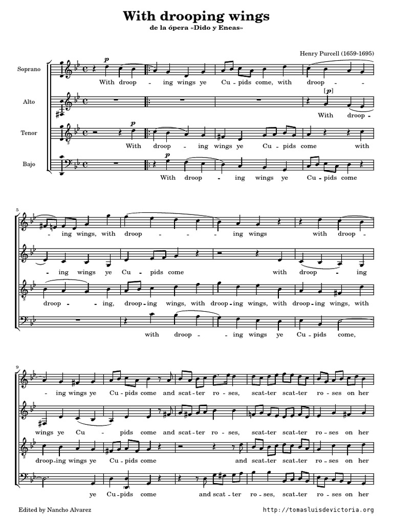 Purcell-With Drooping Wings | Opera | Vocal Music