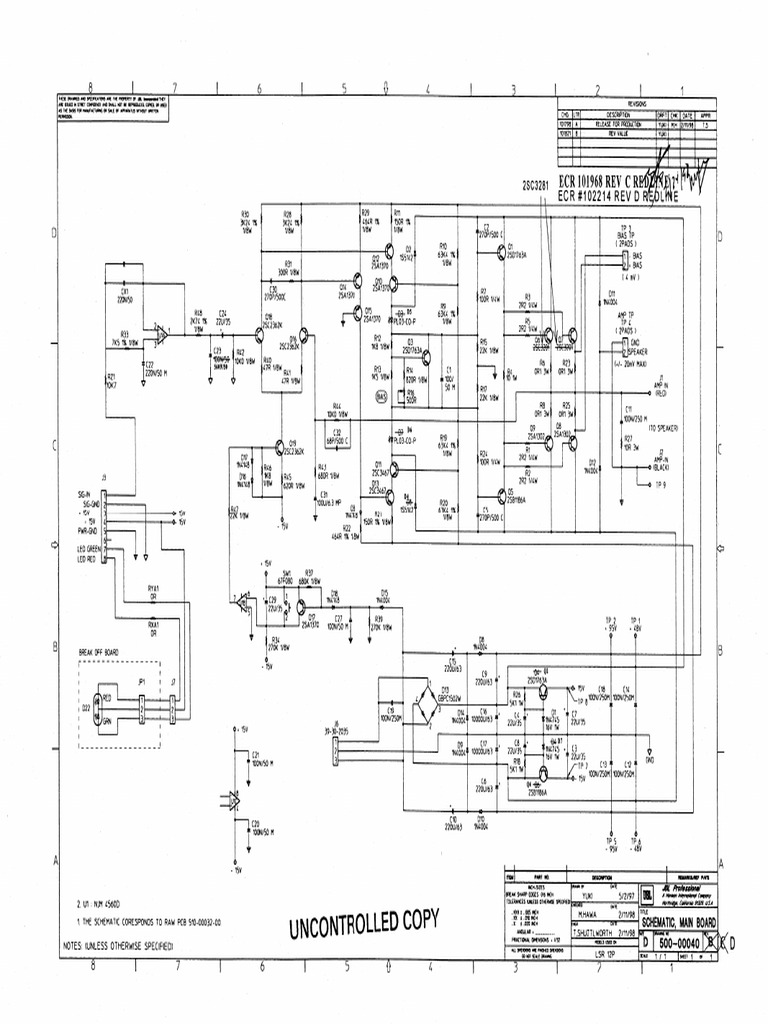 LSR12P Schematics