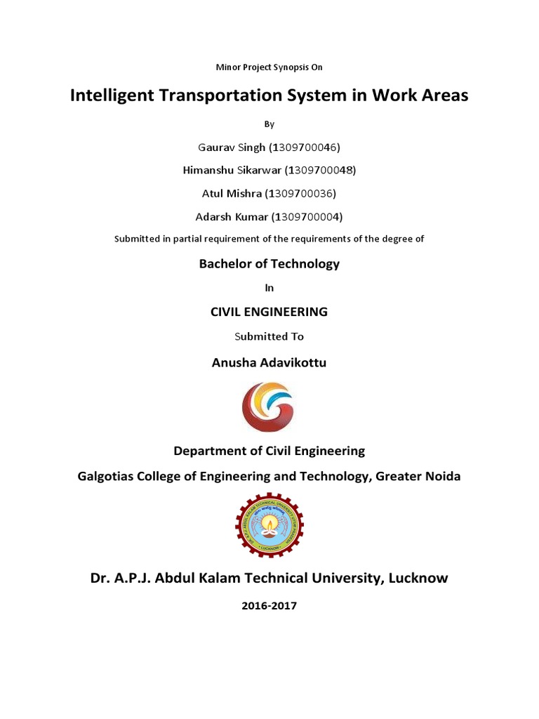 Minor Project Synopsis On1 | PDF
