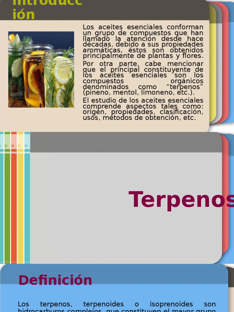 Terpenos Pdf Compuestos Químicos Sustancias Químicas