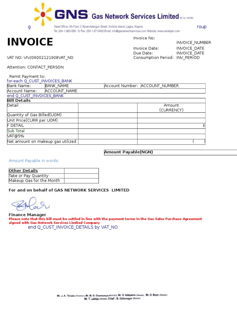 GNSLCust Invoice | PDF