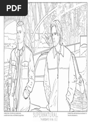 Supernatural Coloring Pages