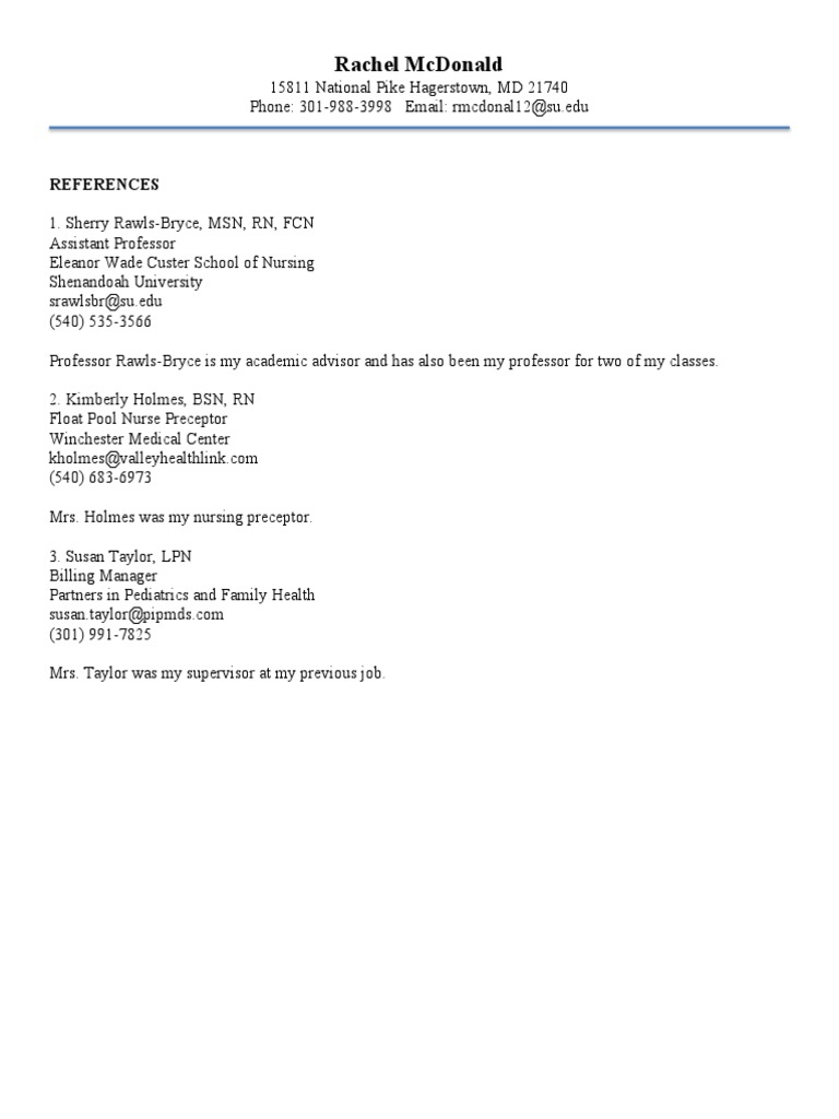 References Portfolio | PDF